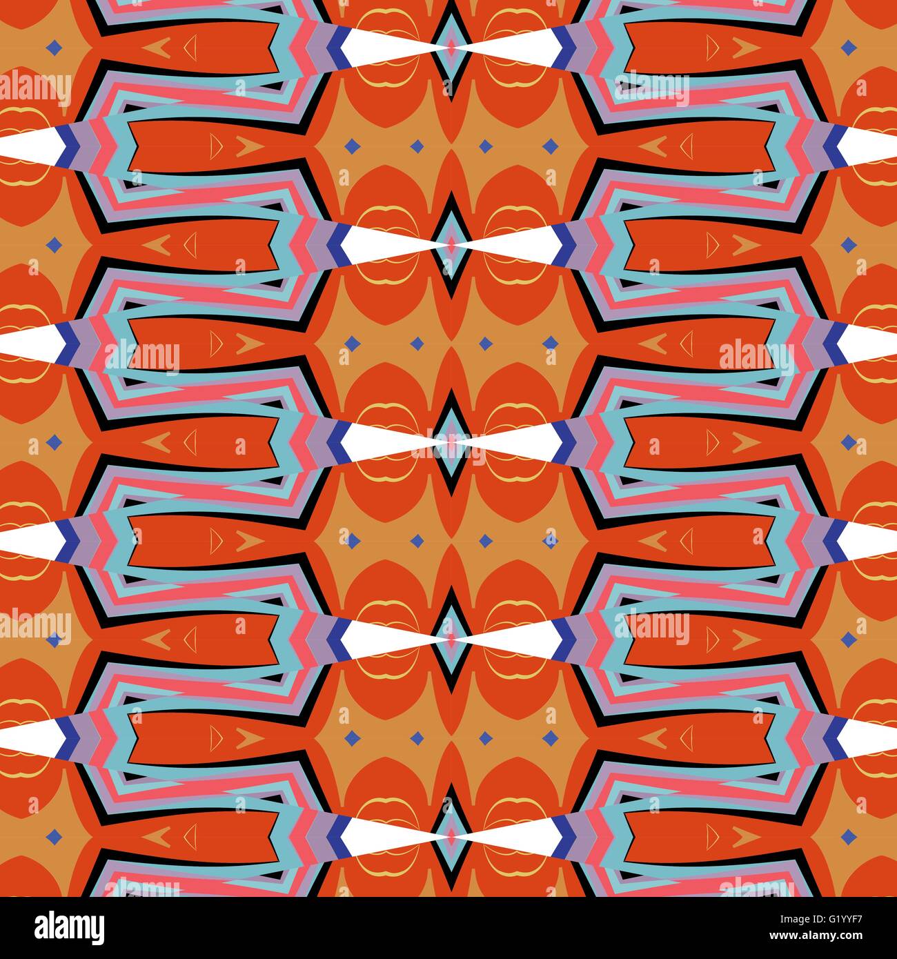 bright, attention-grabbing pattern in the sixties style Stock Vector ...