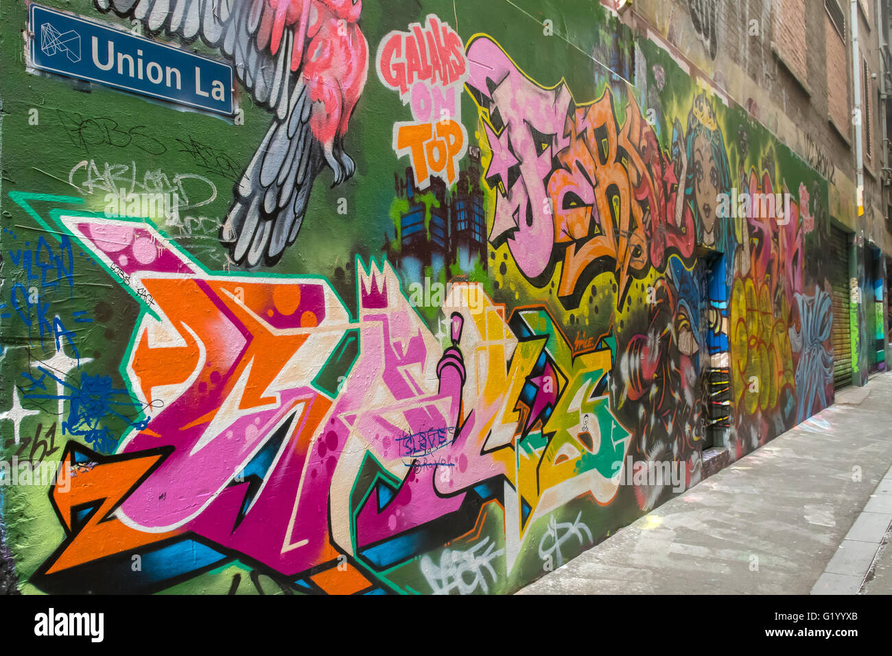 Graffiti wall australia hi-res stock photography and images - Alamy