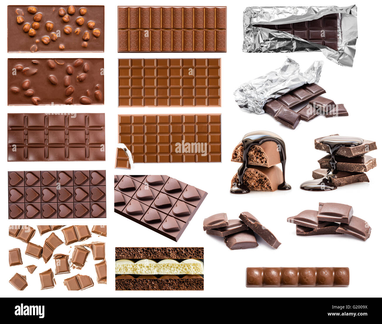 Delicious assortment chocolate nuts hi-res stock photography and images ...