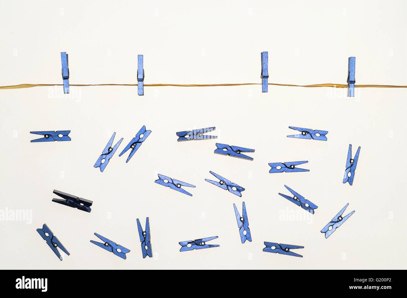 Blue clothes hi-res stock photography and images - Alamy