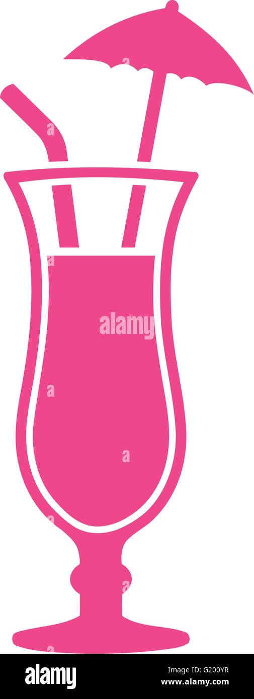 Pink martini ^glass Stock Vector Images - Alamy