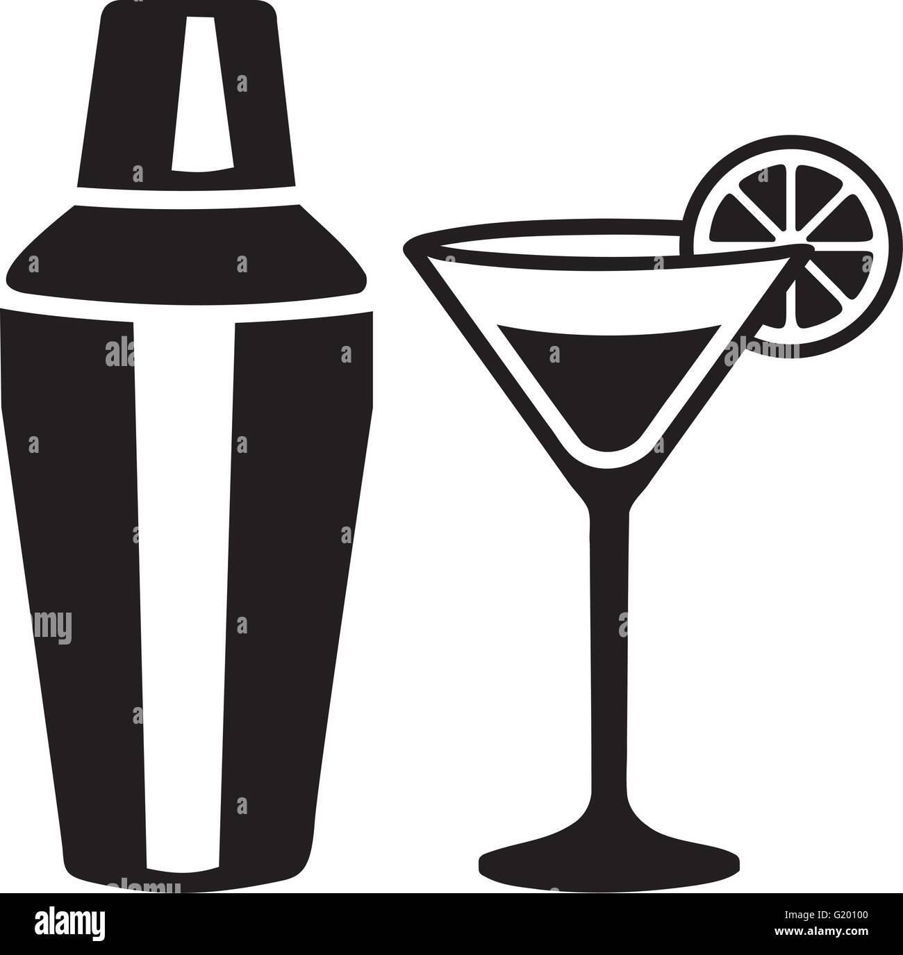 Cocktail martini shaker Stock Vector Images - Alamy