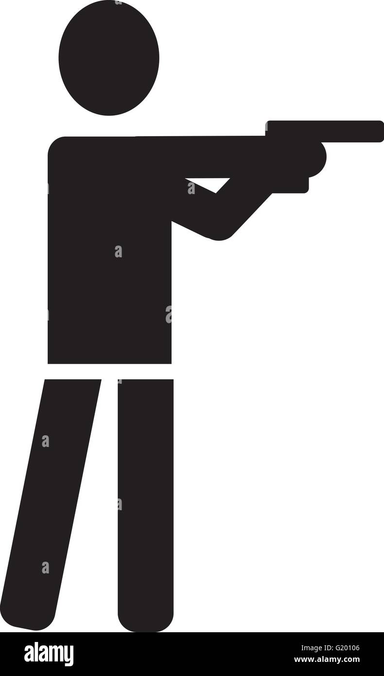 Shooting Sport Icon Stock Vector Image & Art - Alamy