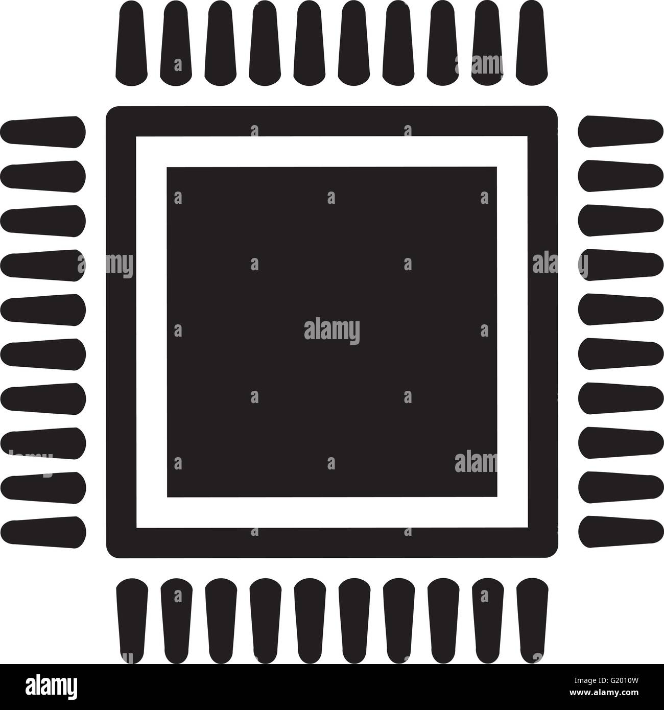 Cpu logo Stock Vector Images - Alamy