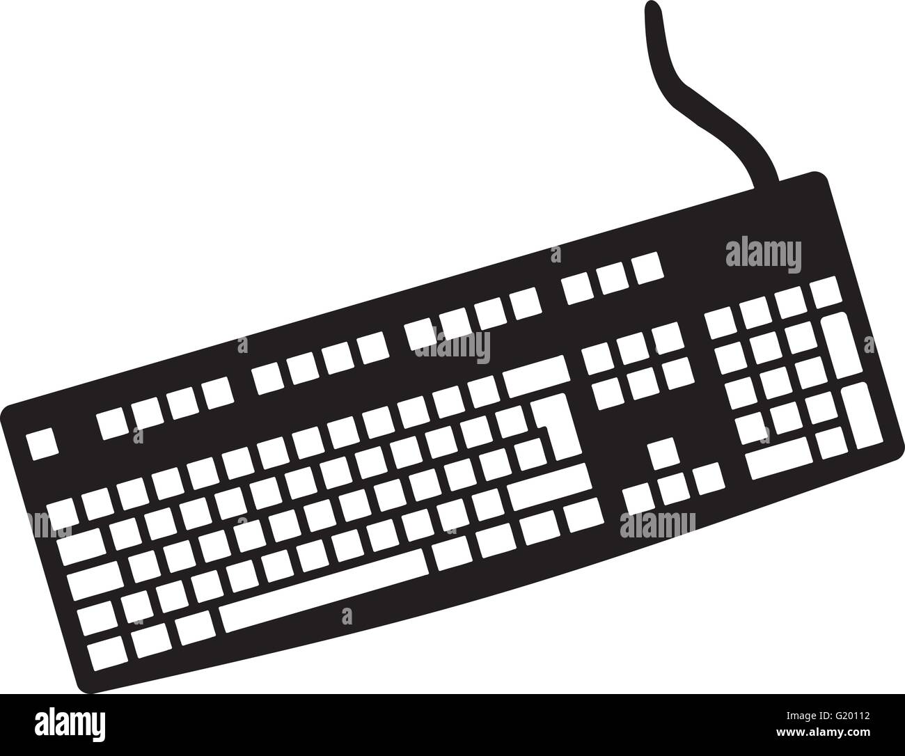 Computer keyboard Stock Vector Images - Alamy