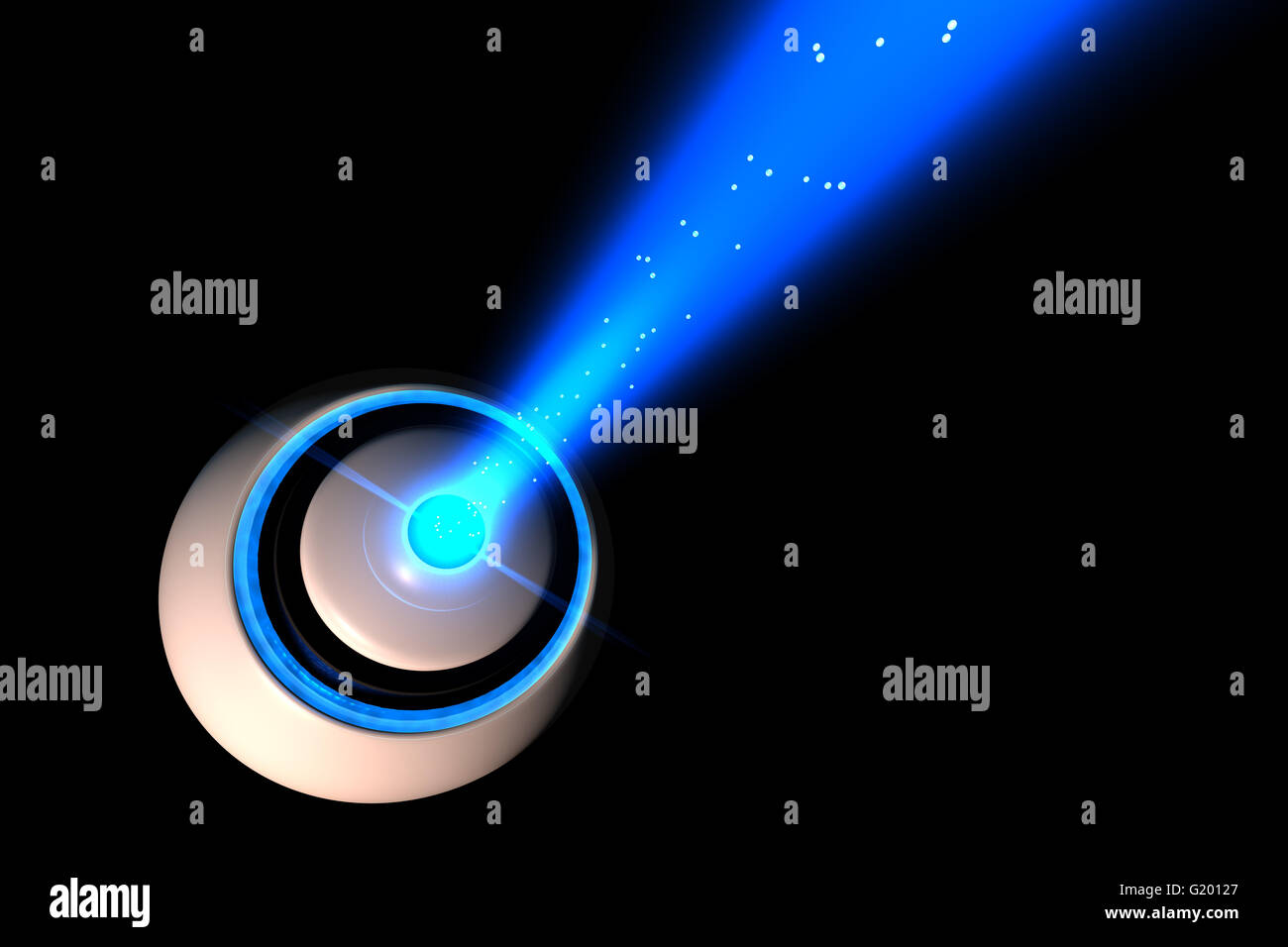 Space craft and light beam hi-res stock photography and images - Alamy