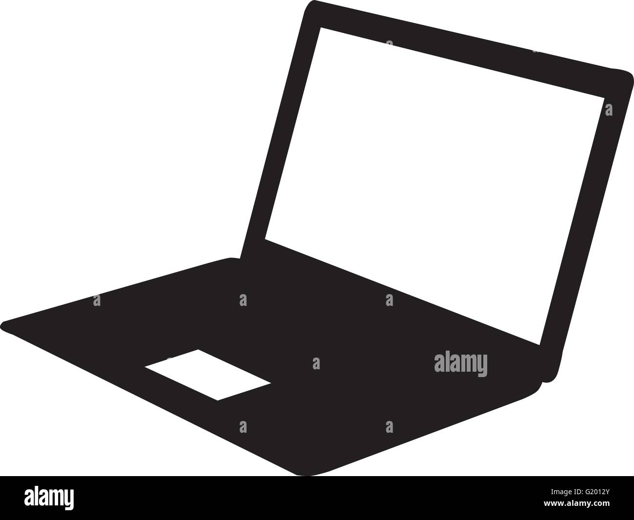 Laptop keyboard logo Stock Vector Images - Alamy