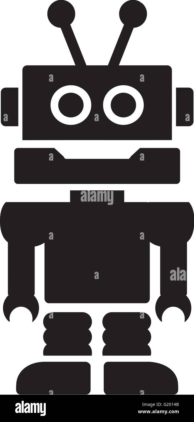Robot pictogram Stock Vector Images - Alamy