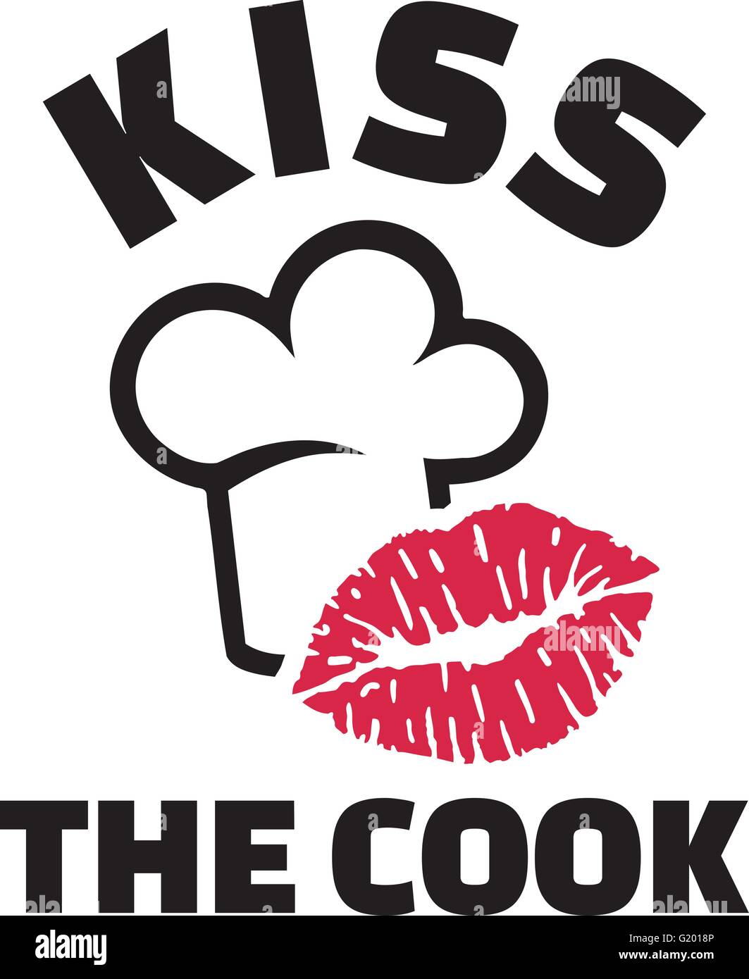 Kiss chef Stock Vector Images - Alamy