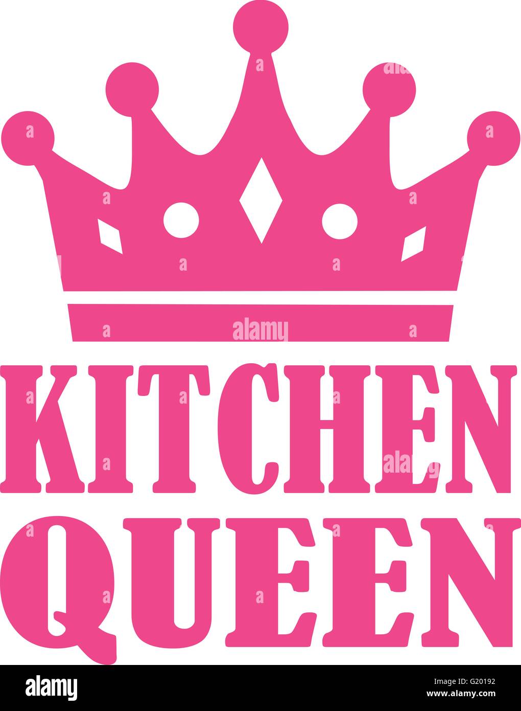 Queen of her profession Stock Vector Images - Alamy