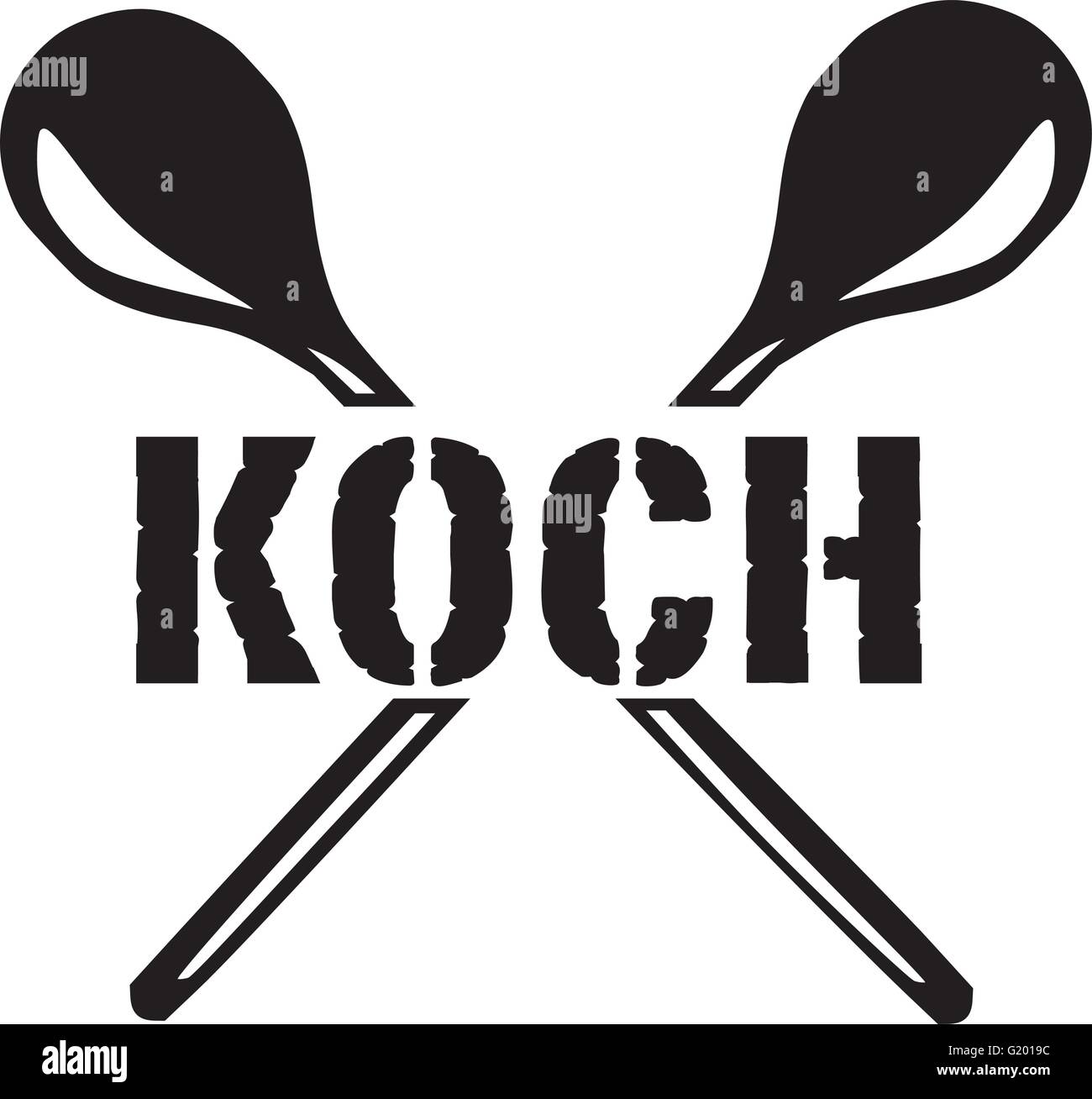 Crossed spoons Stock Vector Images - Alamy