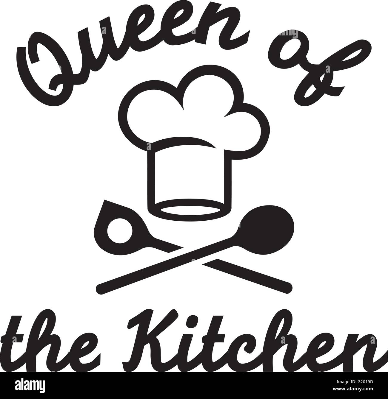 Queen of the kitchen Stock Vector Image & Art - Alamy