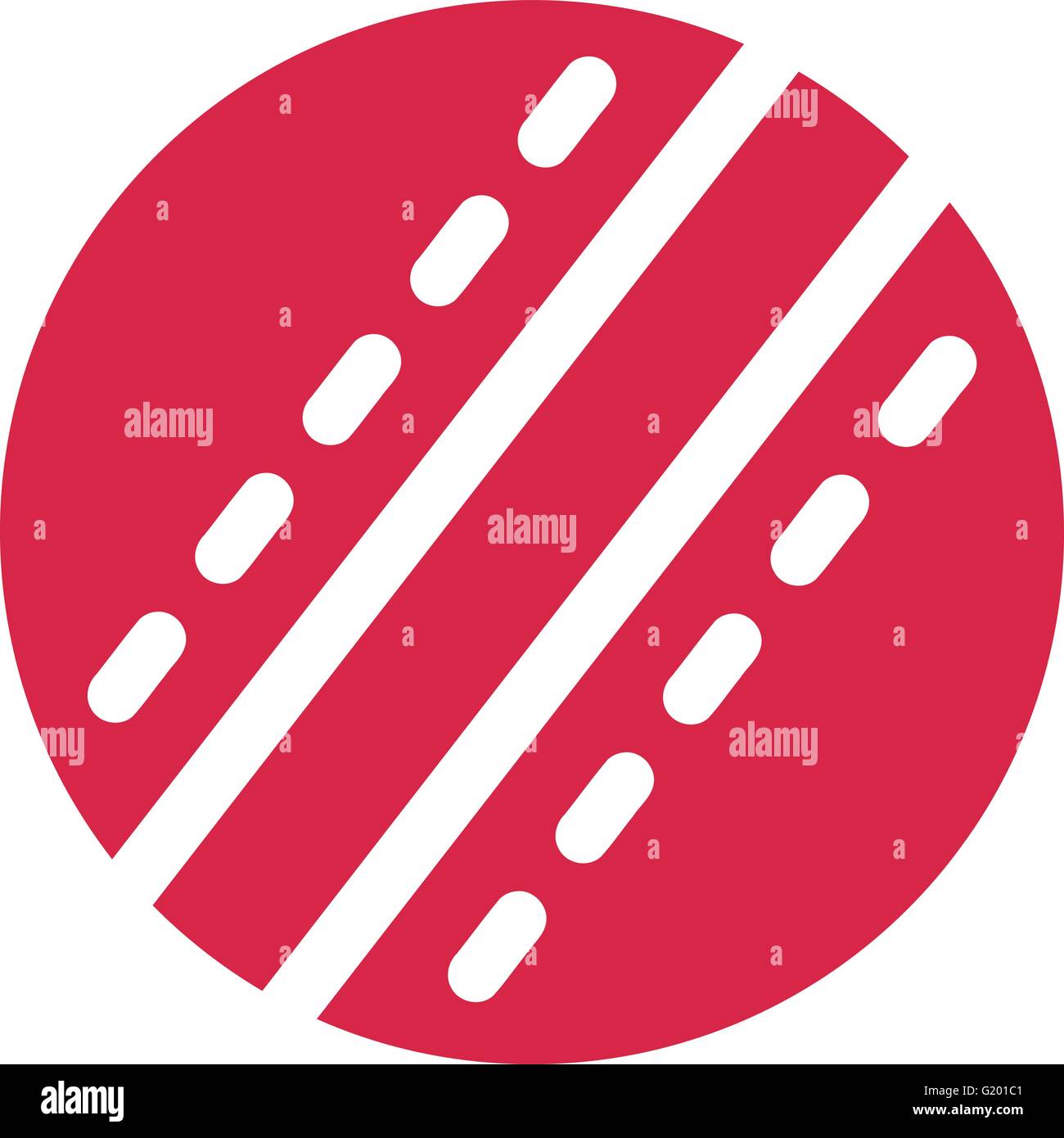 Cricket Ball Symbol Stock Vector Image & Art - Alamy