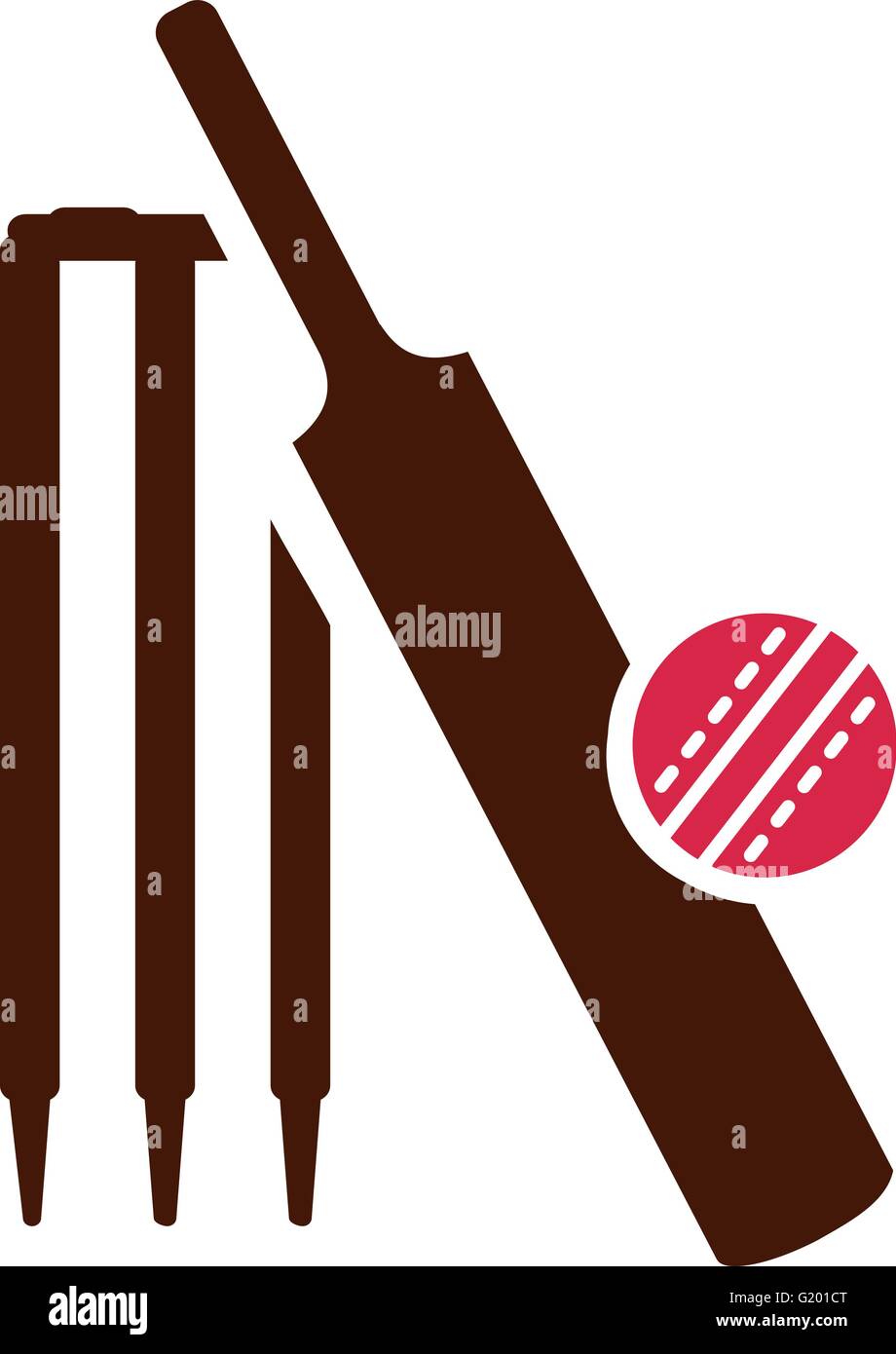 Cricket Equipment Icon Stock Vector Image & Art - Alamy