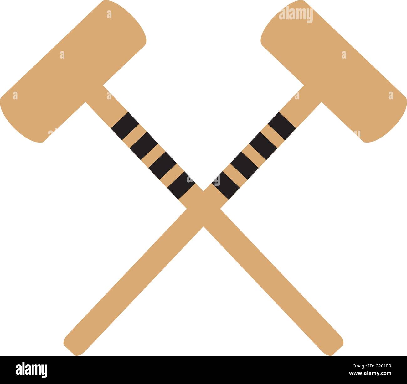 Mallets croquet Stock Vector Images - Alamy