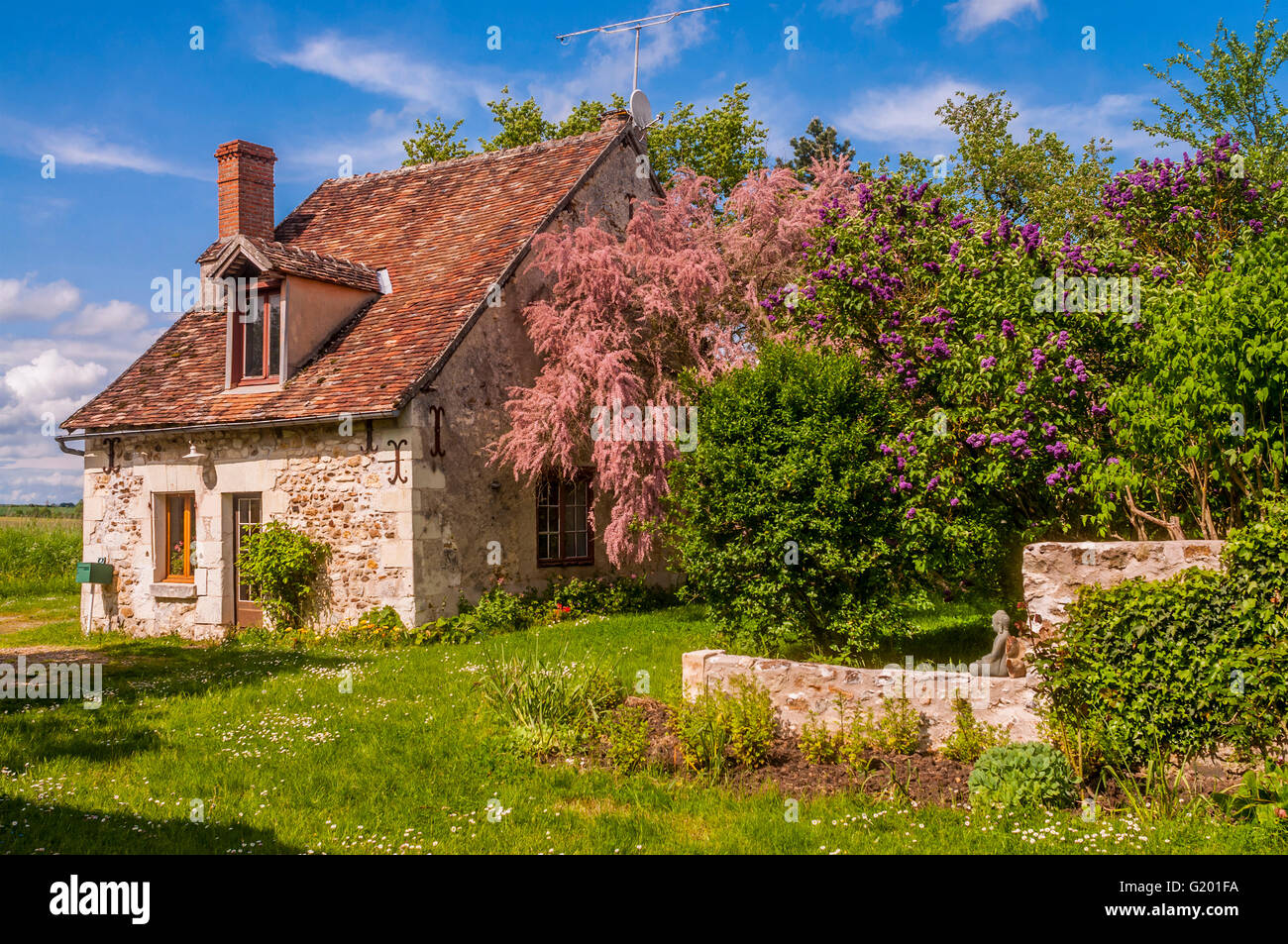 Country cottage / holiday gite - France Stock Photo - Alamy