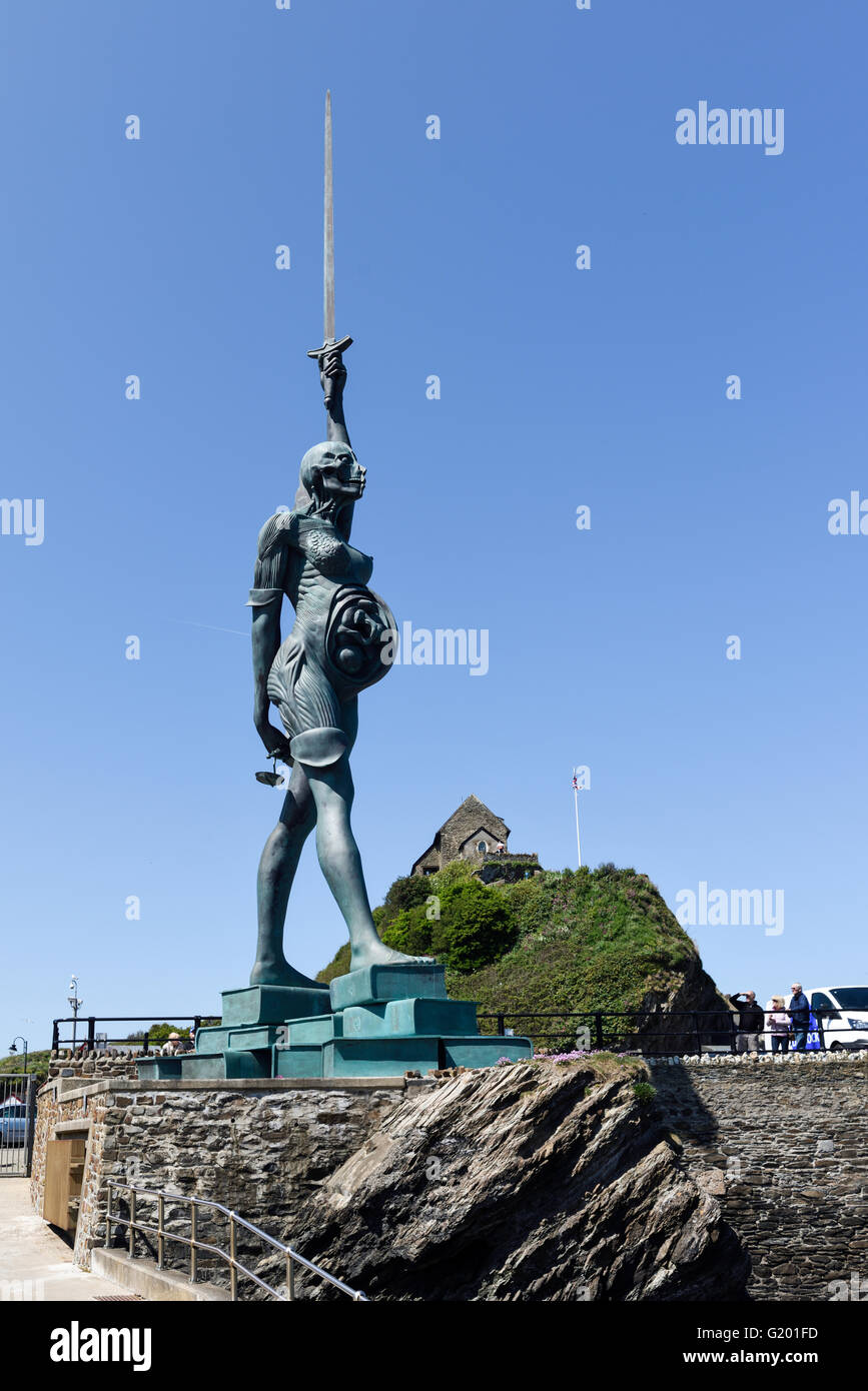 Verity is a stainless steel and bronze statue created by Damien Hirst ...