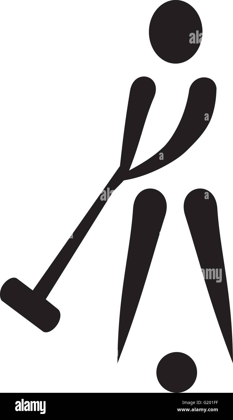 Croquet mallet Stock Vector Images - Alamy