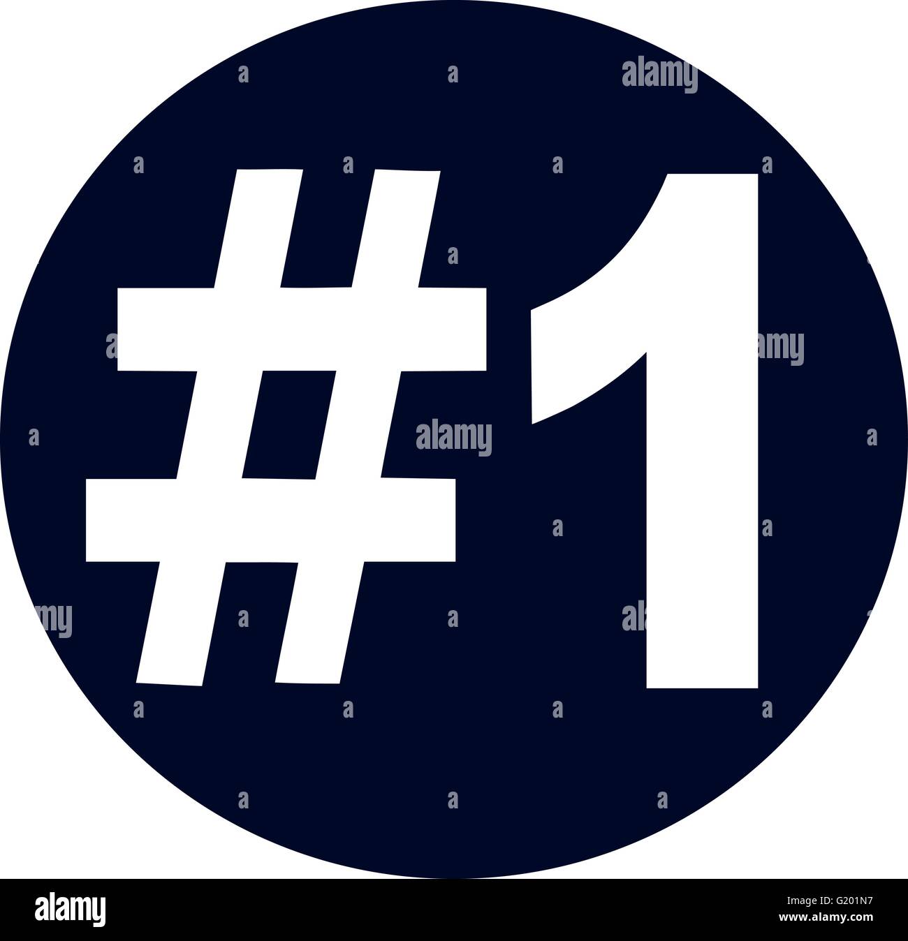 Number in letter circle Stock Vector Images - Alamy