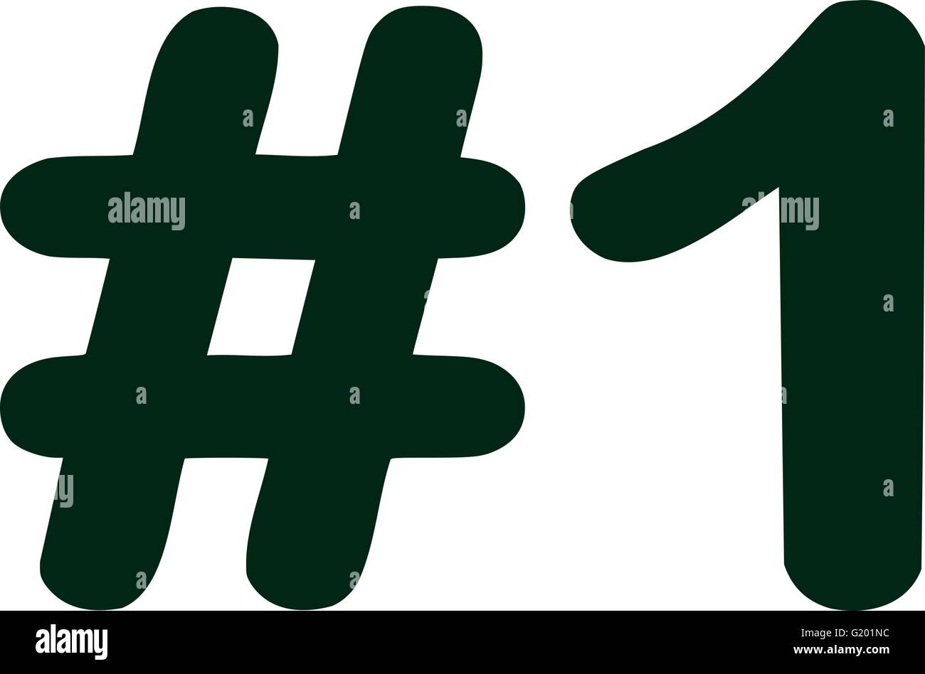 Number one icon Stock Vector Images - Alamy