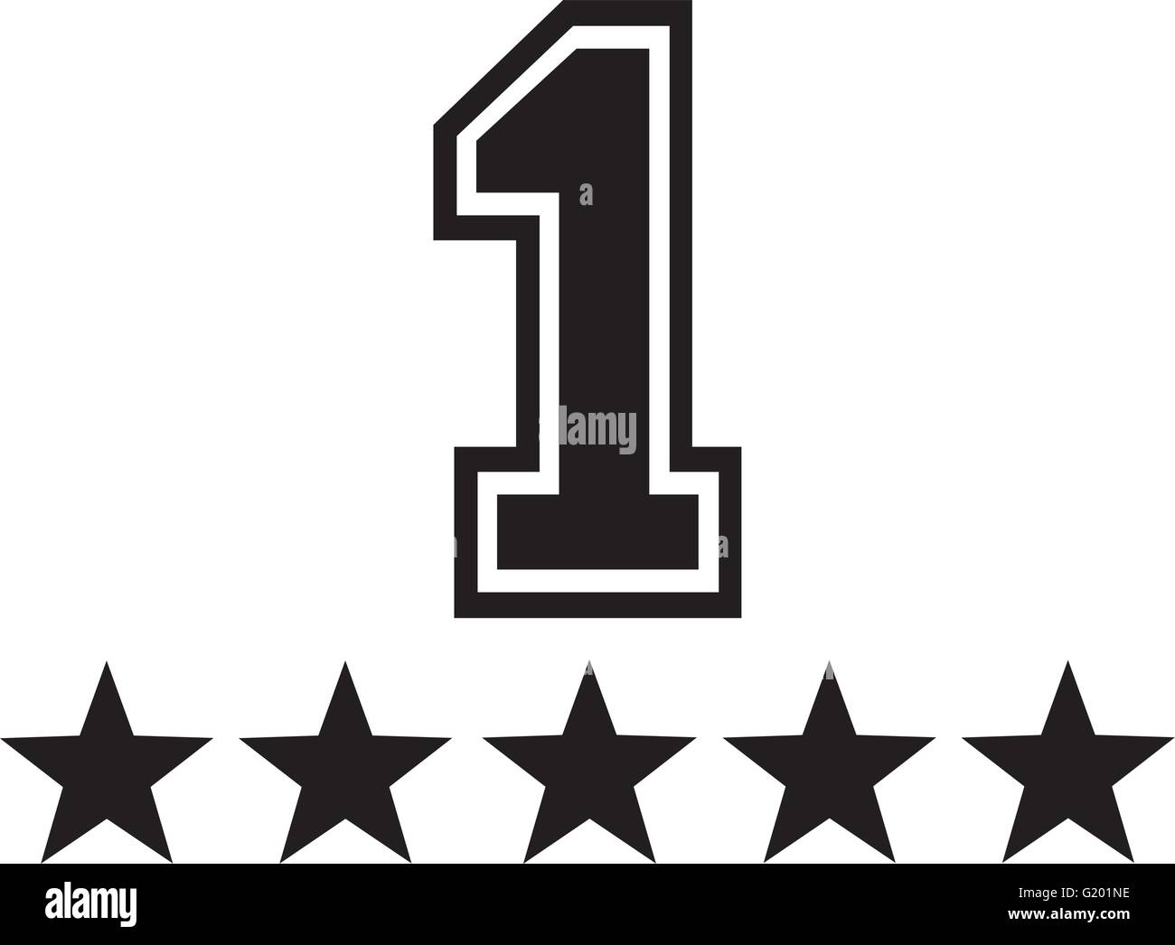 Number one college style Stock Vector Image & Art - Alamy