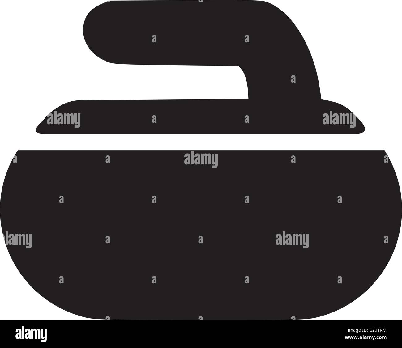 Curling Stone Rock Stock Vector Image & Art - Alamy