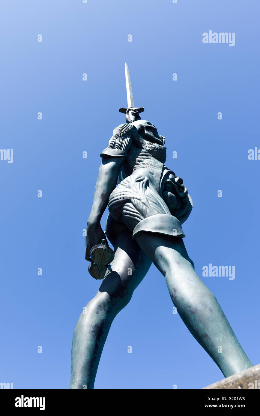 Verity is a stainless steel and bronze statue created by Damien Hirst ...