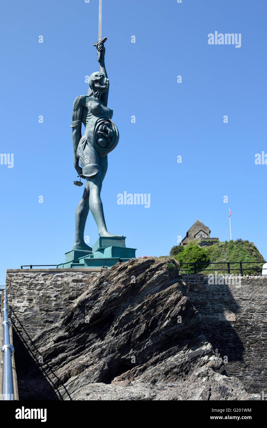 Verity is a stainless steel and bronze statue created by Damien Hirst ...