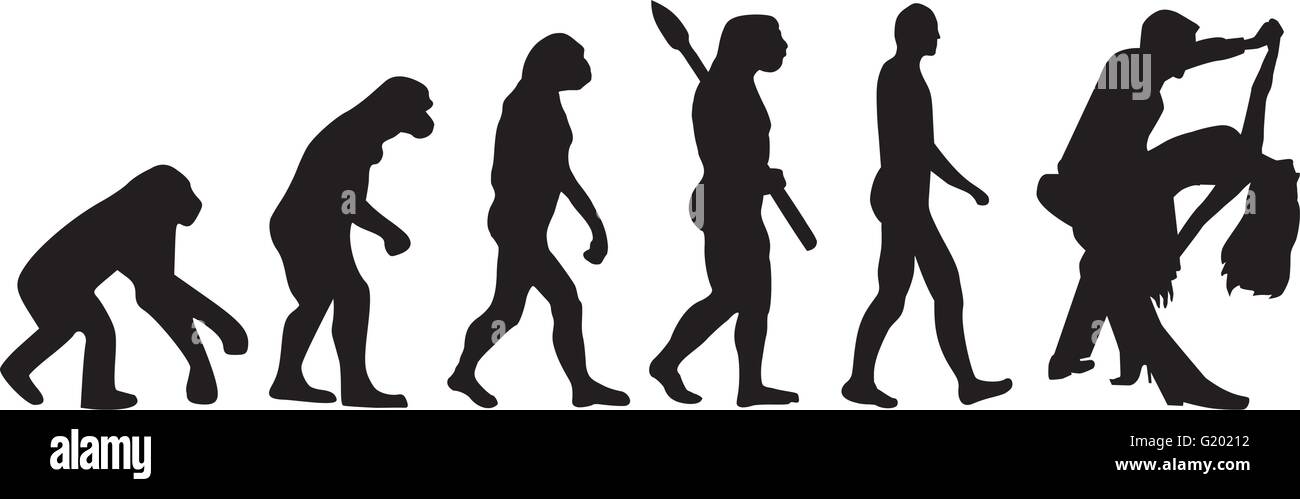 Evolution couple dance Stock Vector Image & Art - Alamy