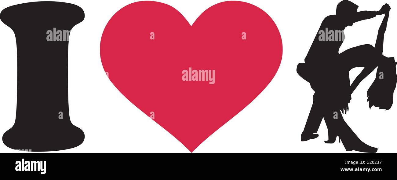 I love dancing Stock Vector Images - Alamy