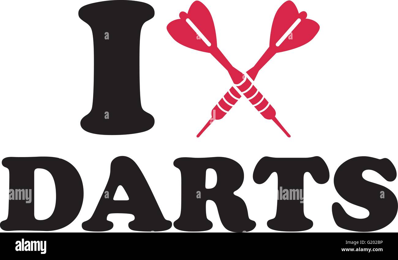 I love darts hi-res stock photography and images - Alamy