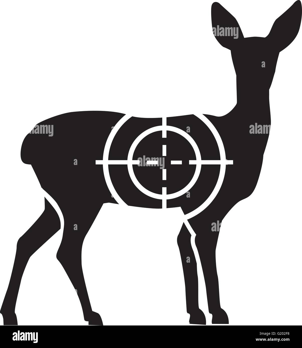 Roe Deer Hunting Stock Vector Image & Art - Alamy