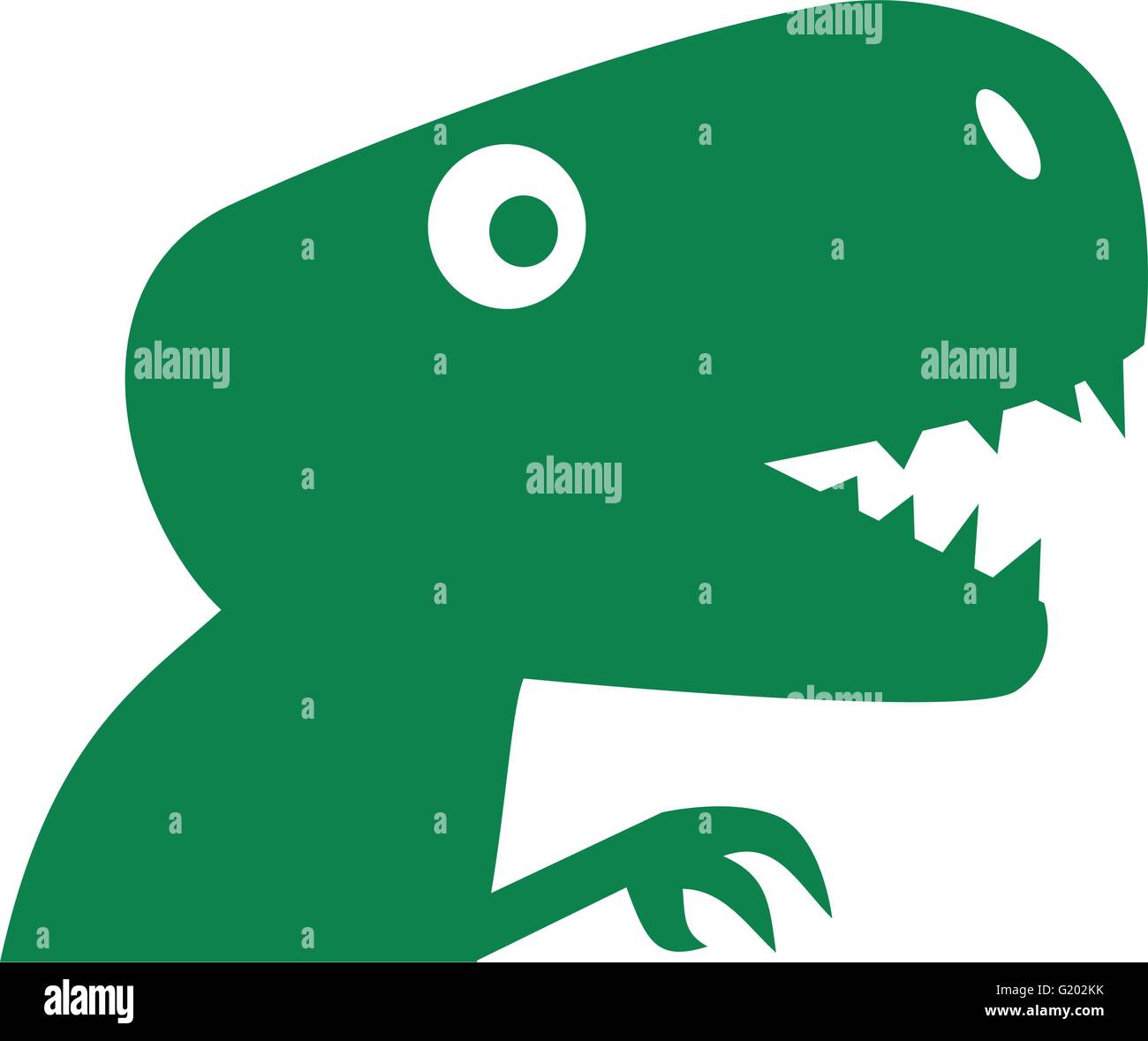 Head of t-rex icon Stock Vector Image & Art - Alamy