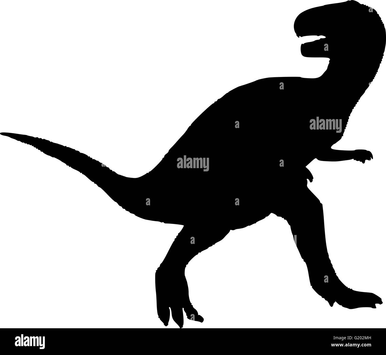 Simple T Rex Silhouette