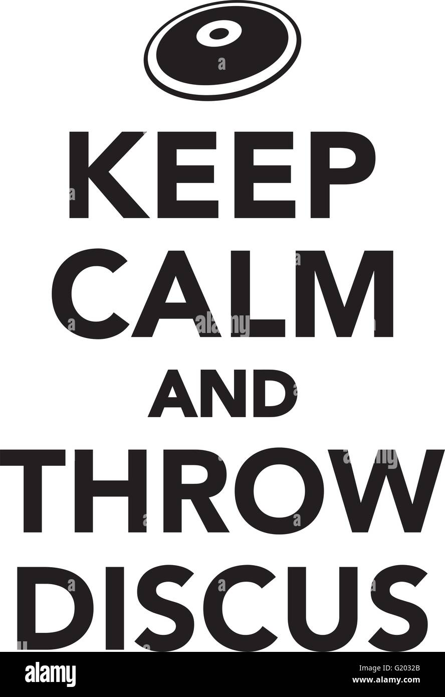 Athletics discus Stock Vector Images - Alamy