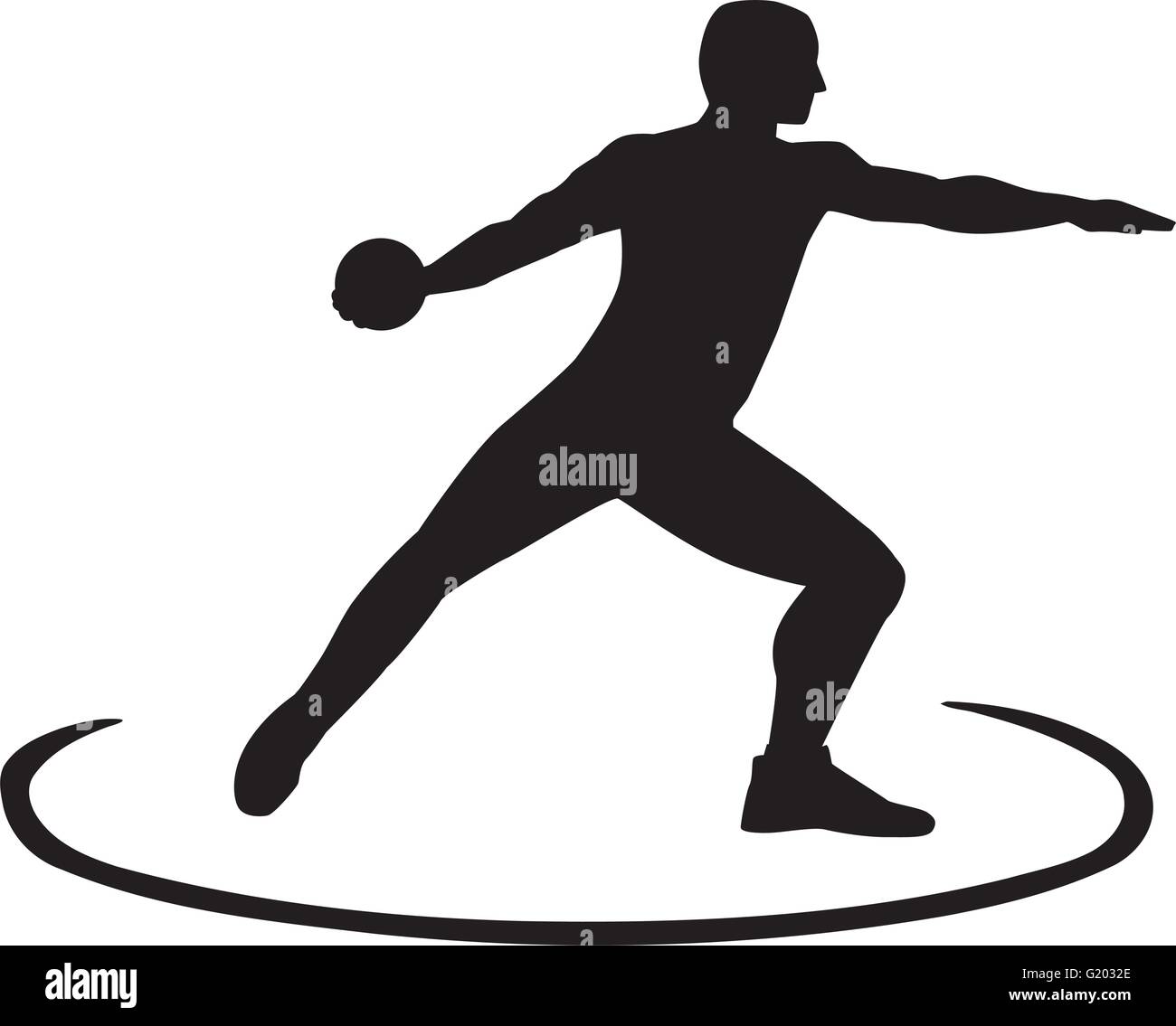 Athletics discus Stock Vector Images - Alamy