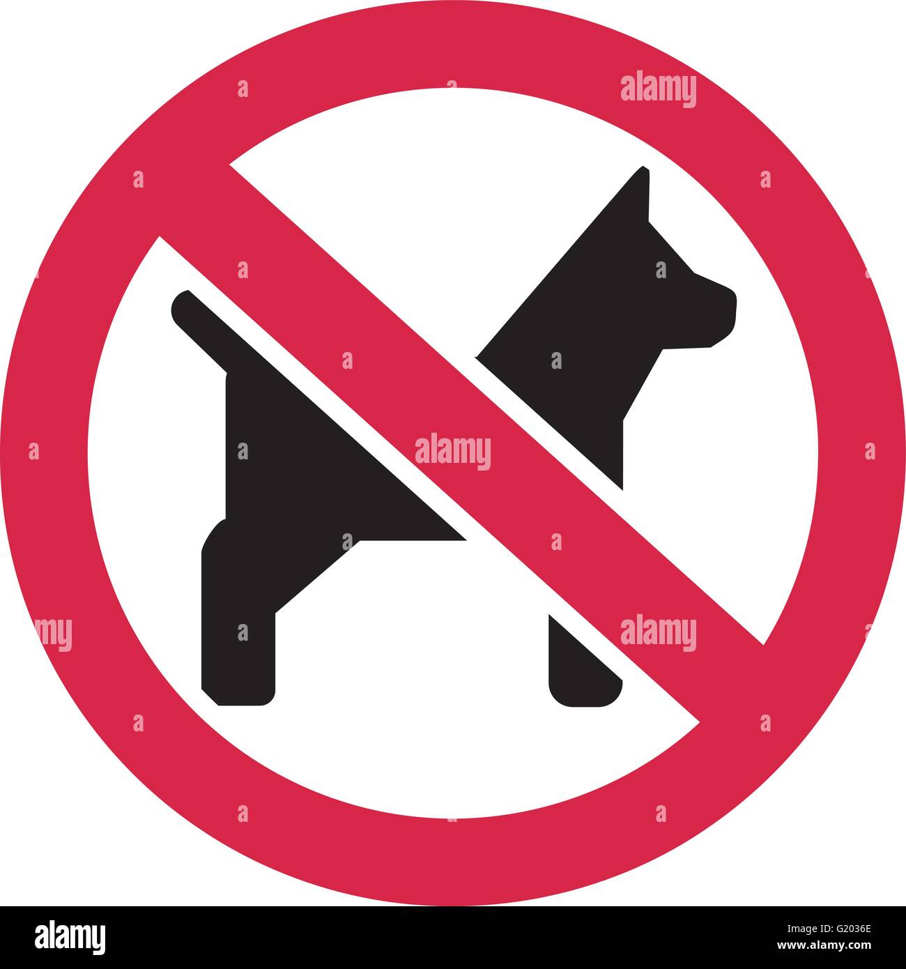 No dogs allowed Stock Vector Image & Art - Alamy