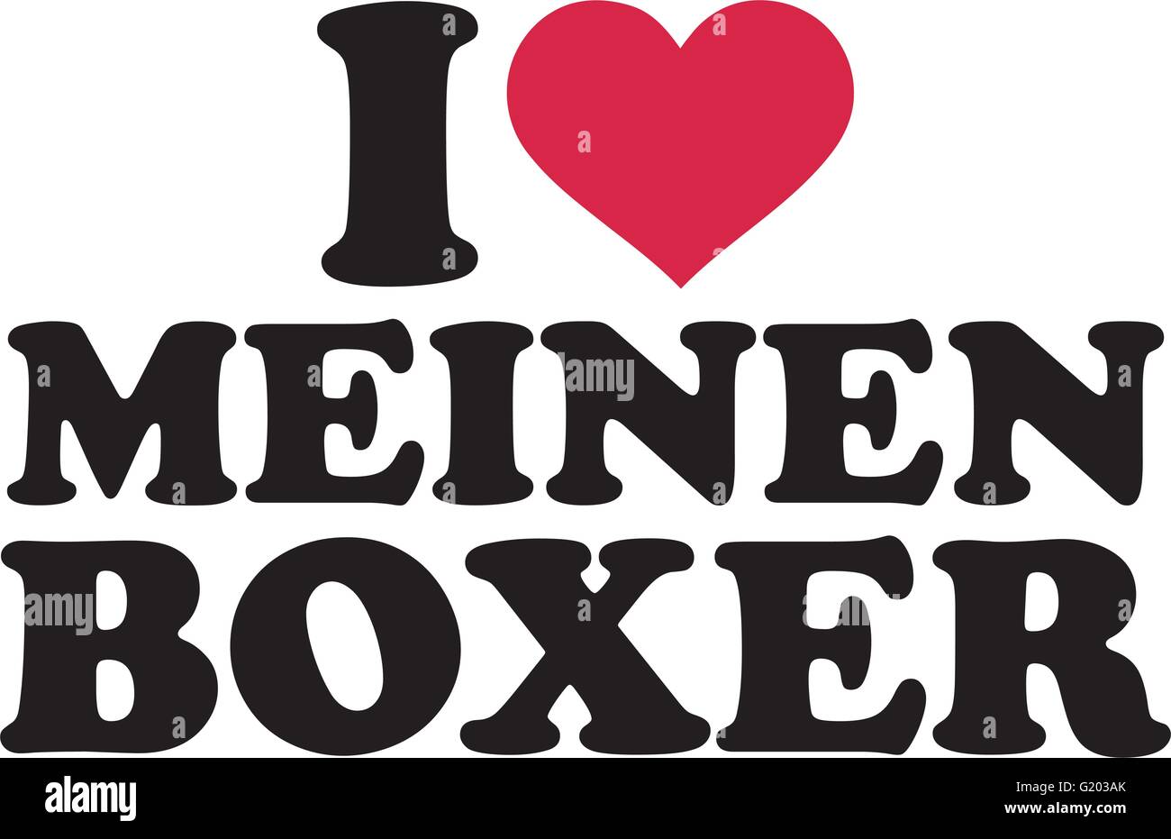 Isolated german boxer dog Stock Vector Images - Alamy