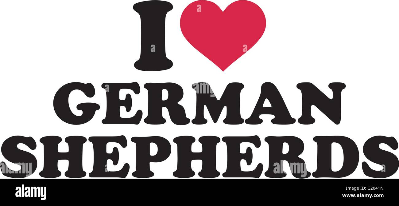 German shepherds Stock Vector Images - Alamy