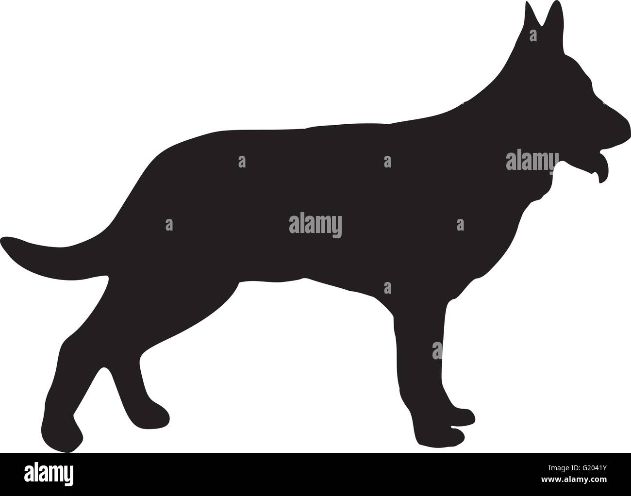 German Shepherd dog silhouette Stock Vector Image & Art - Alamy German Shepherd dog silhouette Stock Vector Image & Art - Alamy