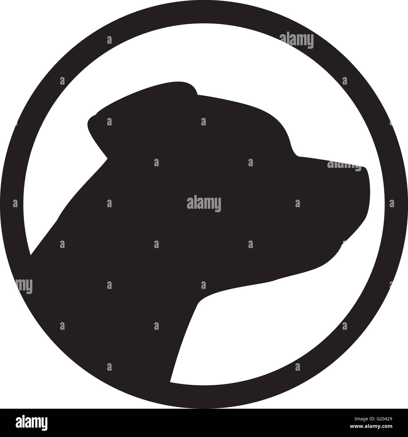Staffordshire bullterrier head Stock Vector Images - Alamy