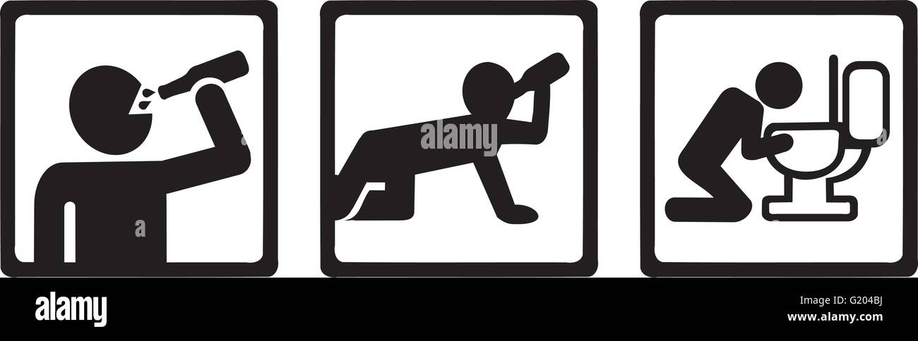 Booze vector vectors hi-res stock photography and images - Alamy