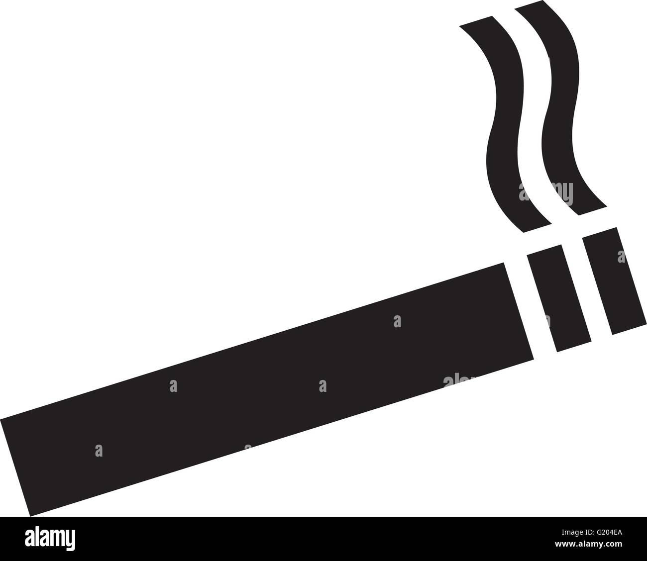 Cigarette icon Stock Vector Images - Alamy