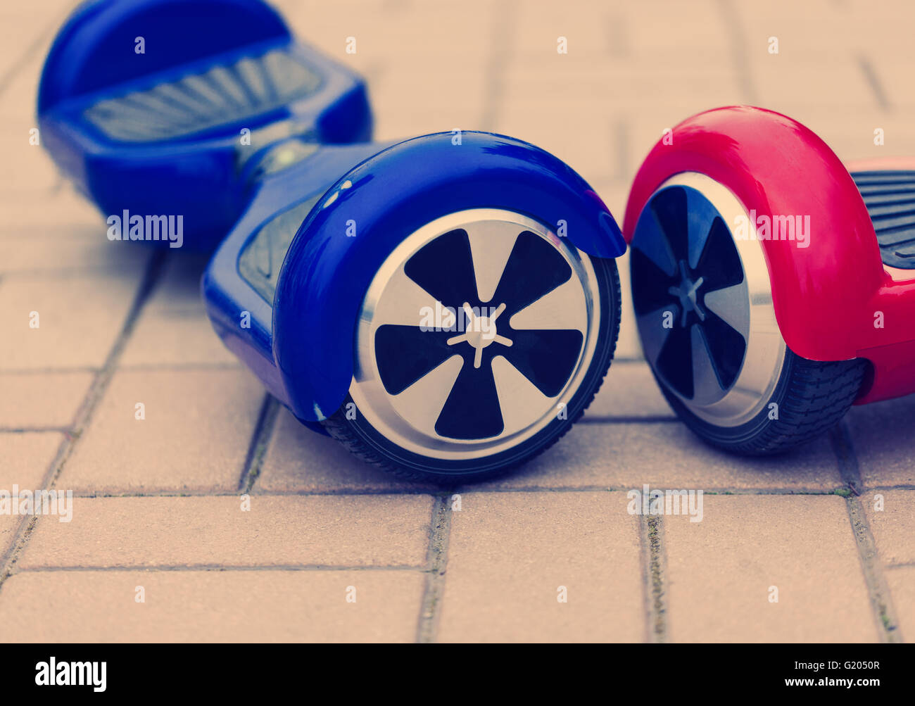 Modern transportation technology - electric mini segway scooter hover ...