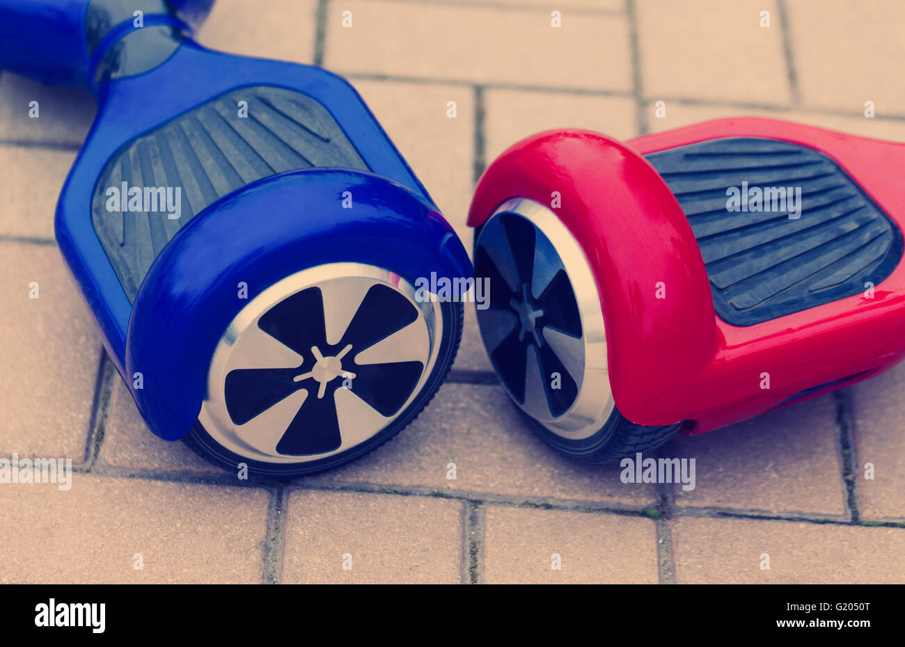 Modern transportation technology - electric mini segway scooter hover ...