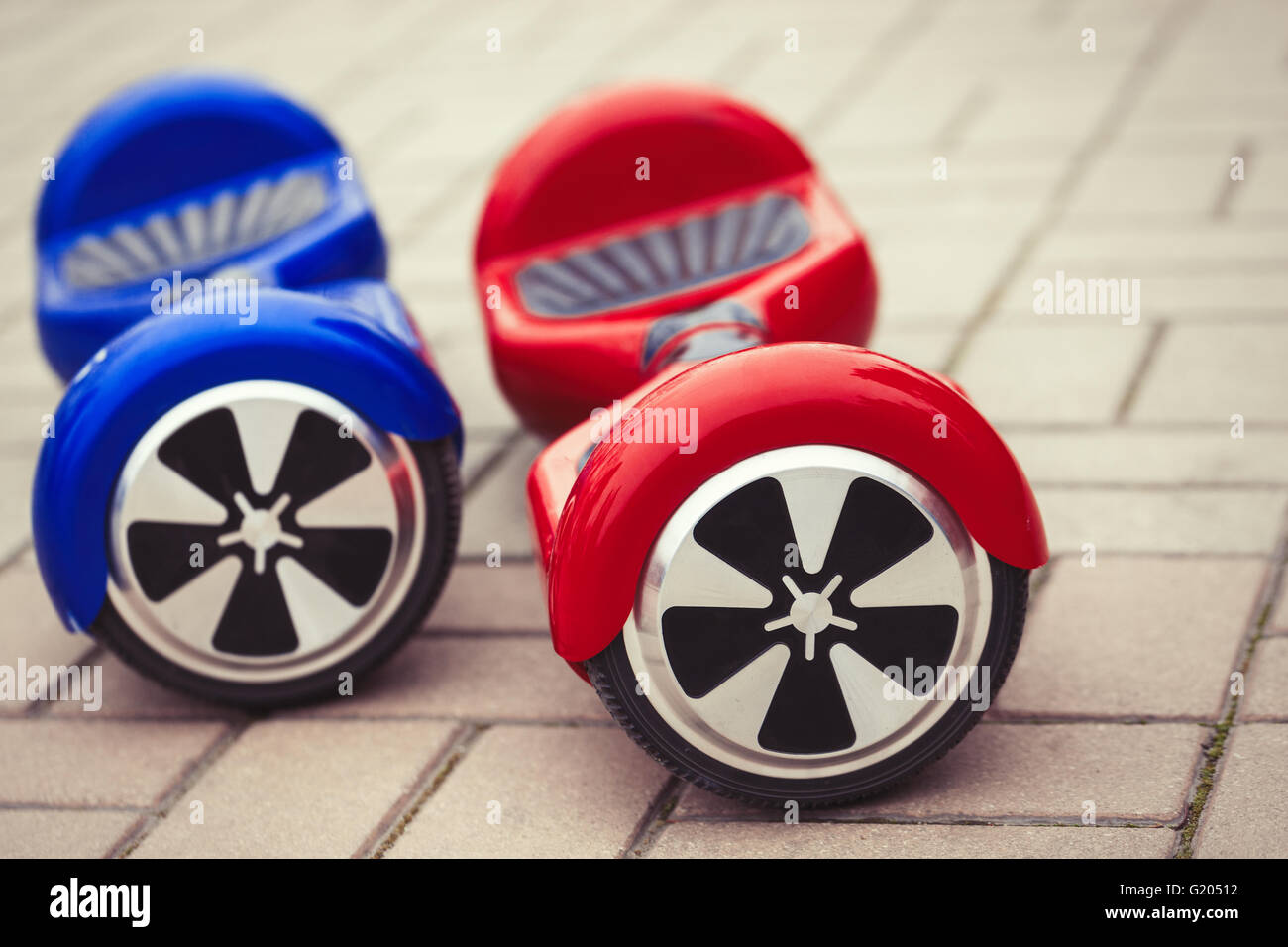 Modern transportation technology - electric mini segway scooter hover ...