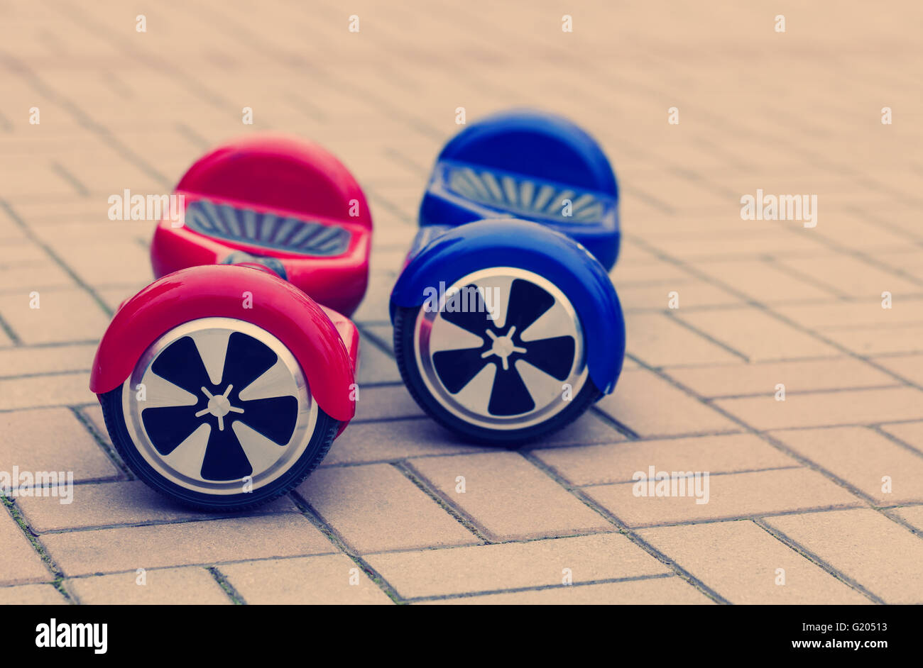 Modern transportation technology - electric mini segway scooter hover ...