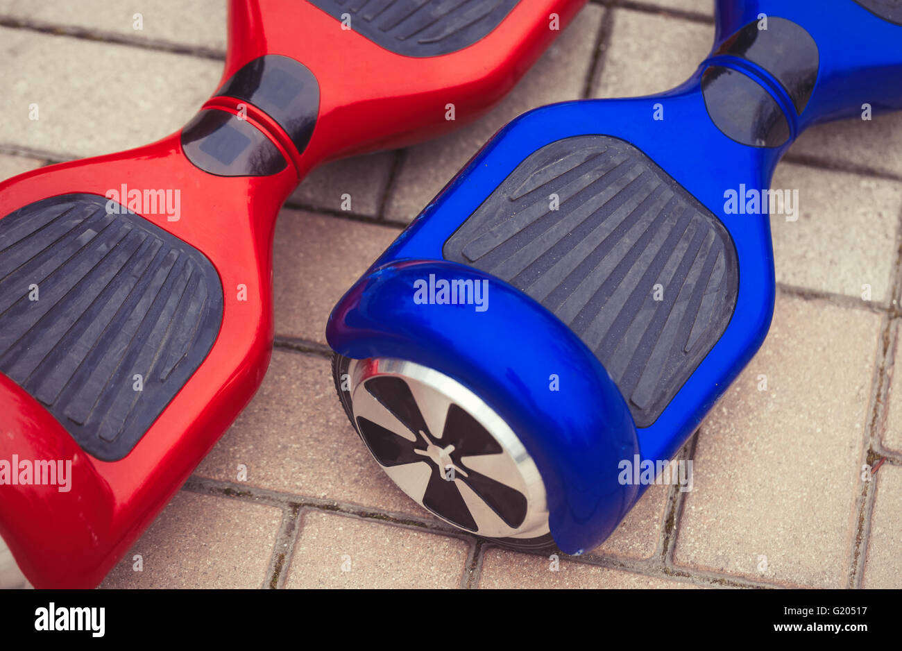 Modern transportation technology - electric mini segway scooter hover ...