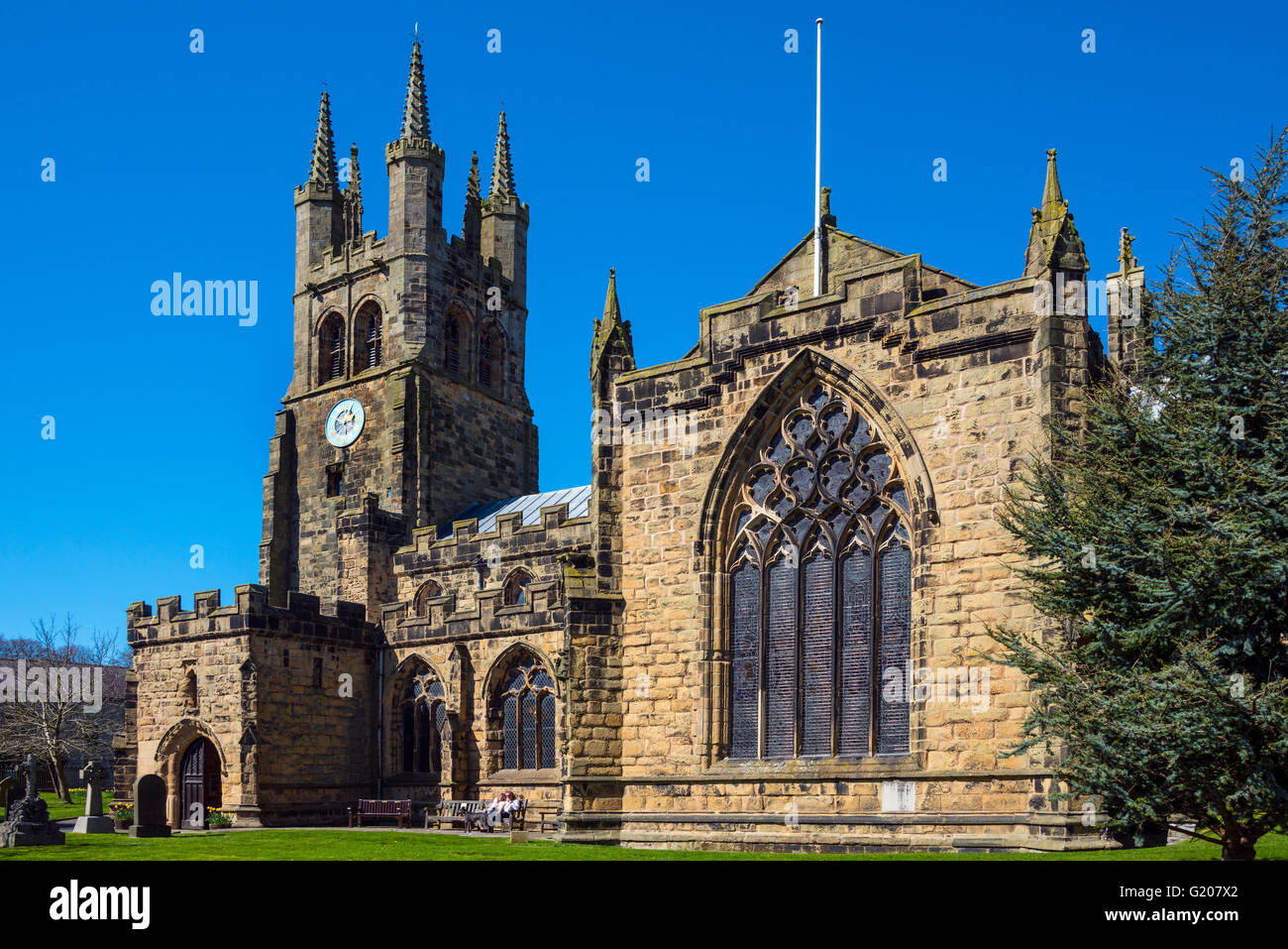Tideswell Parish Church, Tideswell, Derbyshire Stock Photo - Alamy