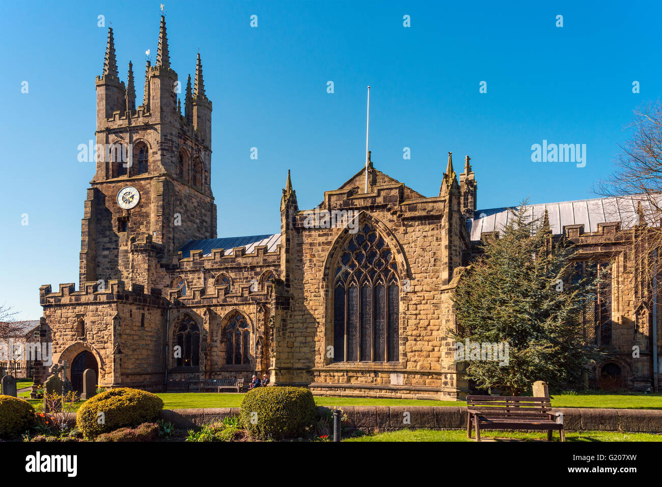 Tideswell Parish Church, Tideswell, Derbyshire Stock Photo - Alamy